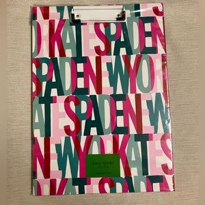 kate spade | Office | Kate Spade Layered Logo Clipboard Folio | Poshmark